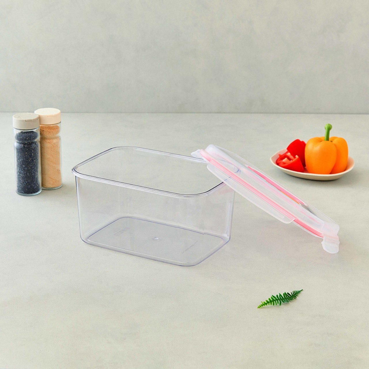 오늘좋은 투명한 밀폐용기 (4300ML) (261*186*151MM)ㅣ롯데마트 제타 최상의 신선 식품과 다양한 간편식을 롯데마트 제타에서 만나보세요