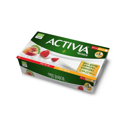 풀무원다논 액티비아 딸기복숭아 (80G*8입)ㅣ롯데마트 제타 최상의 신선 식품과 다양한 간편식을 롯데마트 제타에서 만나보세요