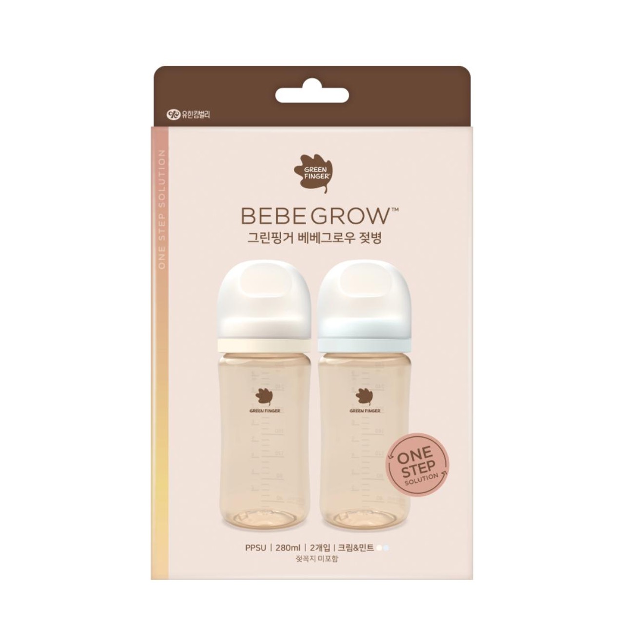 베베그로우 PPSU 트윈팩 (M, 노꼭지) (280ML*2)ㅣ롯데마트 제타 최상의 신선 식품과 다양한 간편식을 롯데마트 제타에서 만나보세요