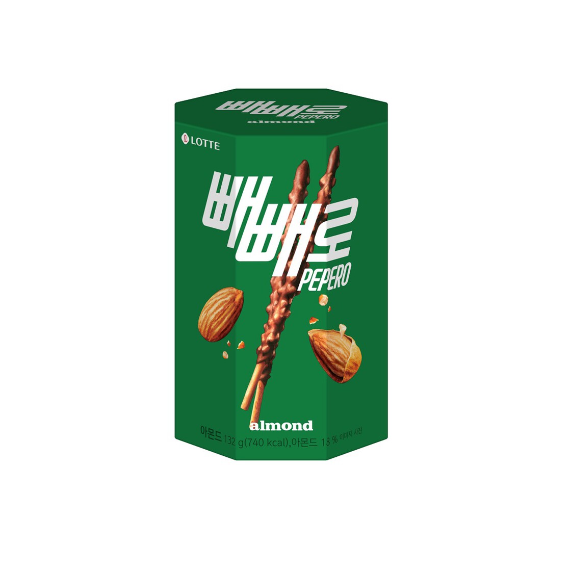 롯데 빼빼로 아몬드 (132G)ㅣ롯데마트 제타 최상의 신선 식품과 다양한 간편식을 롯데마트 제타에서 만나보세요