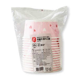 오늘좋은 러블리 종이그릇 (520ML*15입)ㅣ롯데마트 제타 최상의 신선 식품과 다양한 간편식을 롯데마트 제타에서 만나보세요