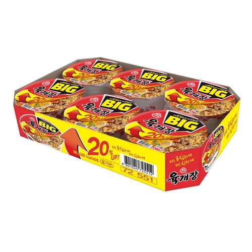 오뚜기 육개장 (104G*6)ㅣ롯데마트 제타 최상의 신선 식품과 다양한 간편식을 롯데마트 제타에서 만나보세요