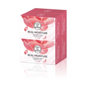 온더바디 리얼 모이스처 비누 (피오니) (80G*4입)ㅣ롯데마트 제타 최상의 신선 식품과 다양한 간편식을 롯데마트 제타에서 만나보세요