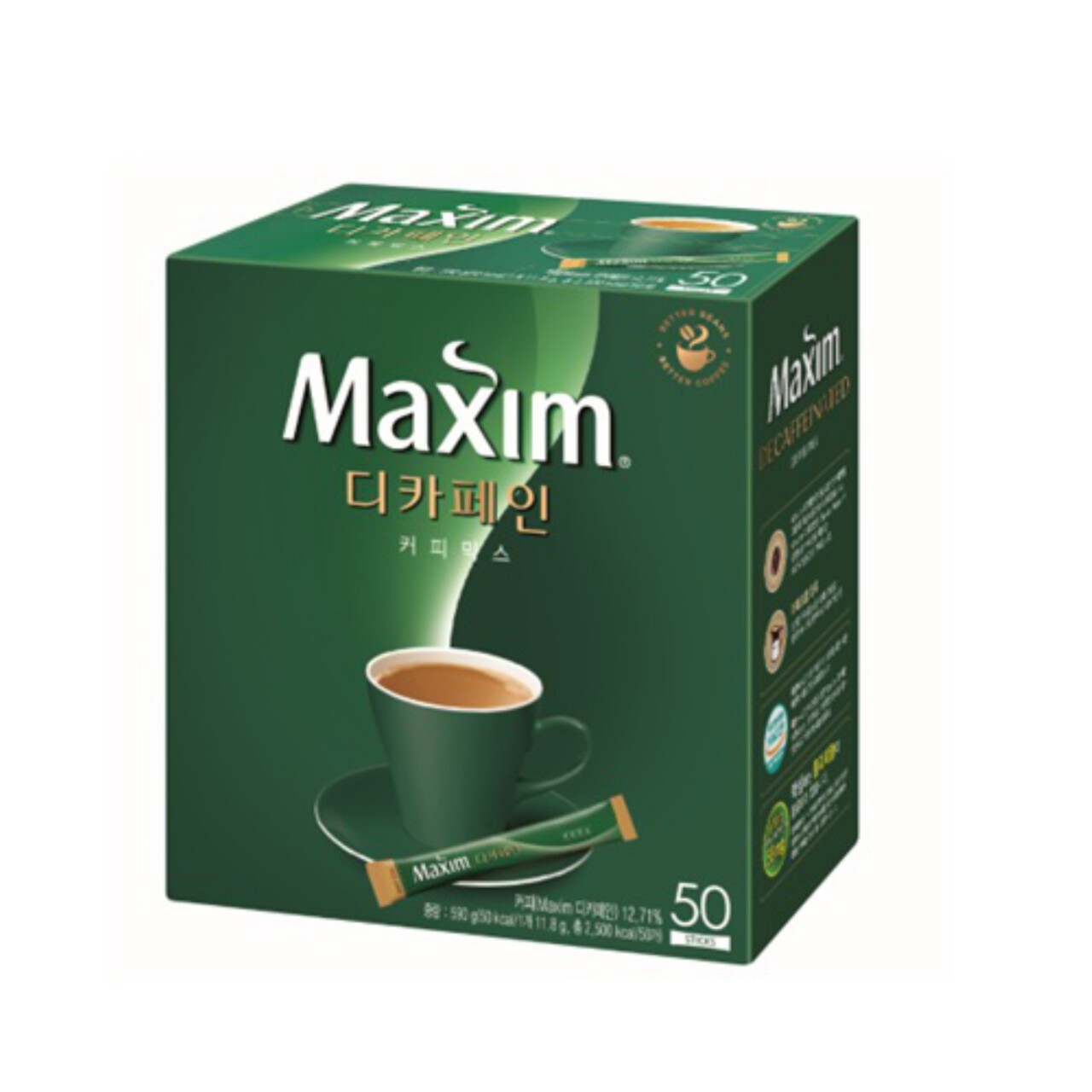 맥심 디카페인 커피믹스 (12G*50입)ㅣ롯데마트 제타 최상의 신선 식품과 다양한 간편식을 롯데마트 제타에서 만나보세요