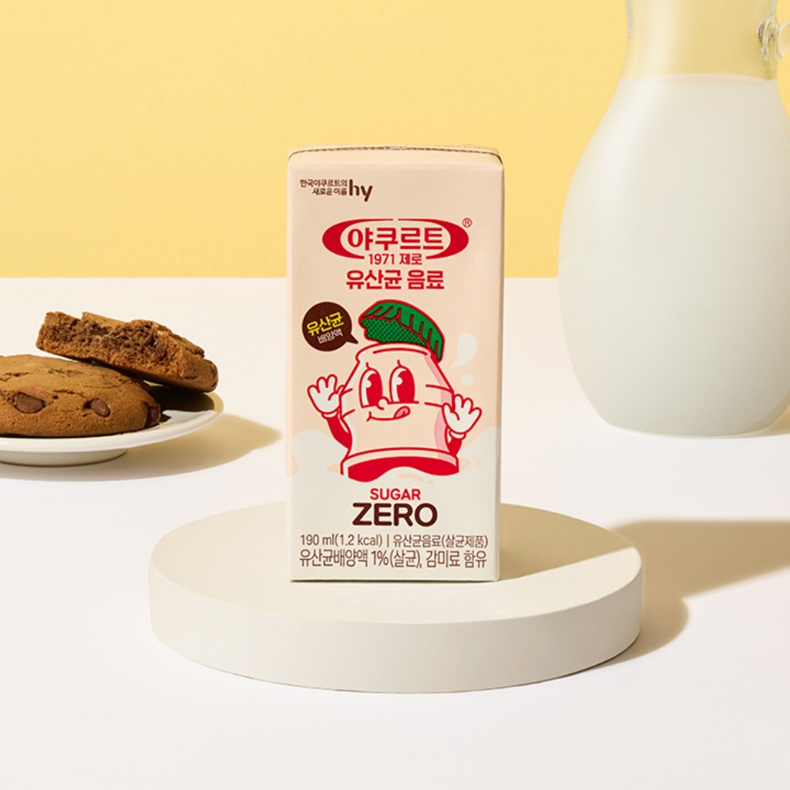 hy 야쿠르트 1971 제로 유산균음료 (190ML*4입)ㅣ롯데마트 제타 최상의 신선 식품과 다양한 간편식을 롯데마트 제타에서 만나보세요