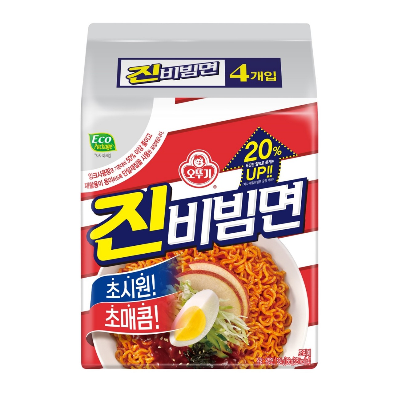 오뚜기 진비빔면 (156G*4)ㅣ롯데마트 제타 최상의 신선 식품과 다양한 간편식을 롯데마트 제타에서 만나보세요