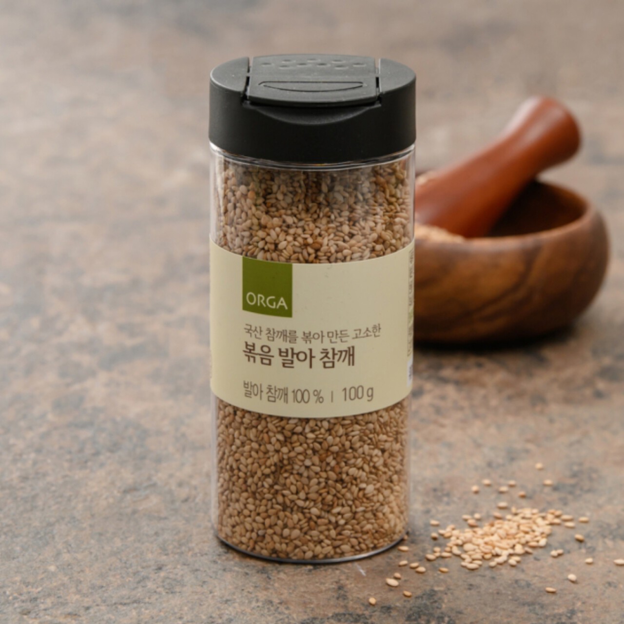 ORGA 발아 볶음참깨 (국산) (100G)ㅣ롯데마트 제타 최상의 신선 식품과 다양한 간편식을 롯데마트 제타에서 만나보세요