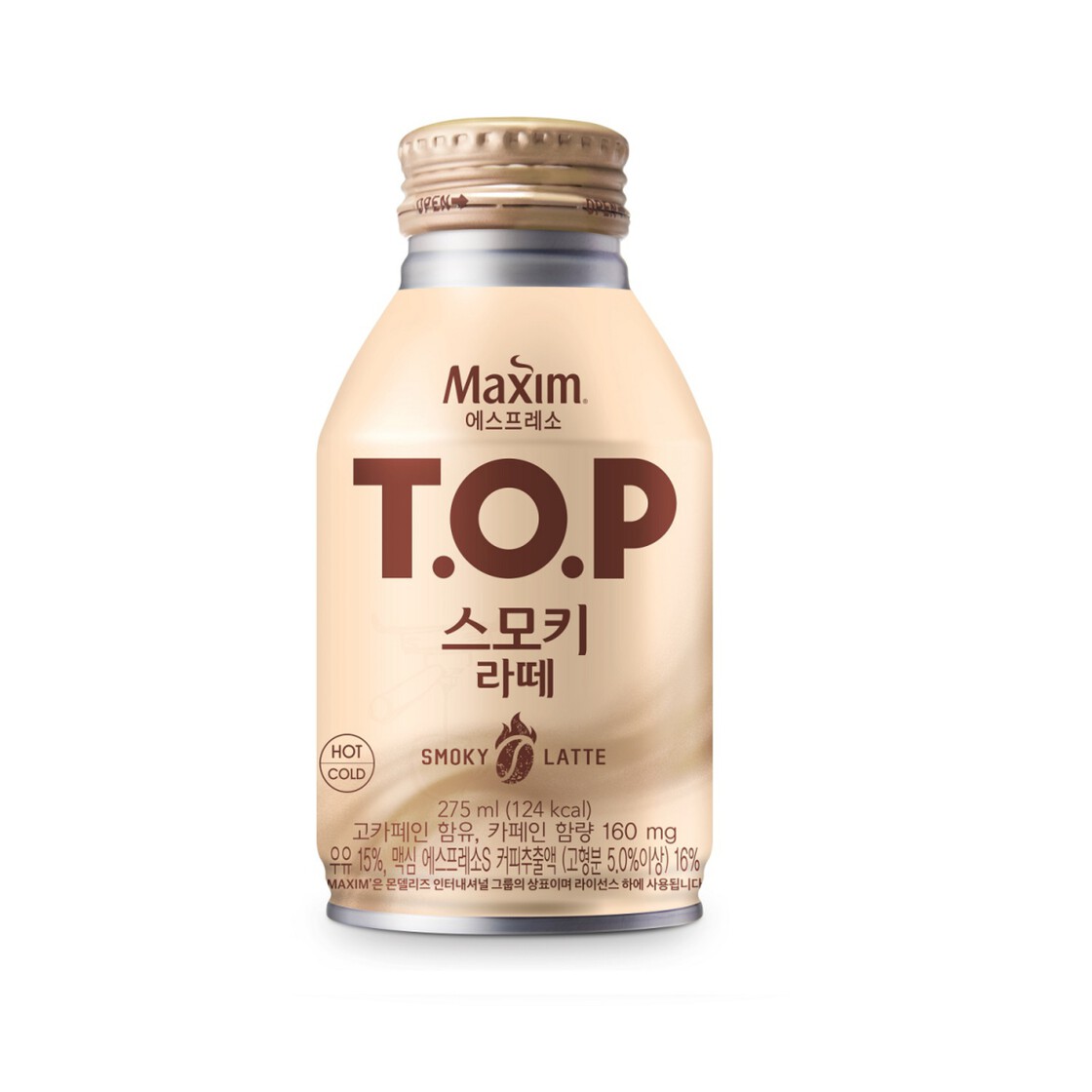 맥심 TOP 스모키 라떼 (275ML)ㅣ롯데마트 제타 최상의 신선 식품과 다양한 간편식을 롯데마트 제타에서 만나보세요