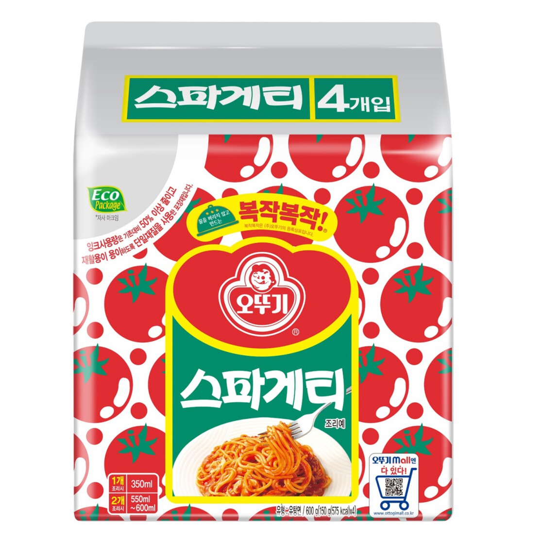 오뚜기 스파게티 (150G*4)ㅣ롯데마트 제타 최상의 신선 식품과 다양한 간편식을 롯데마트 제타에서 만나보세요