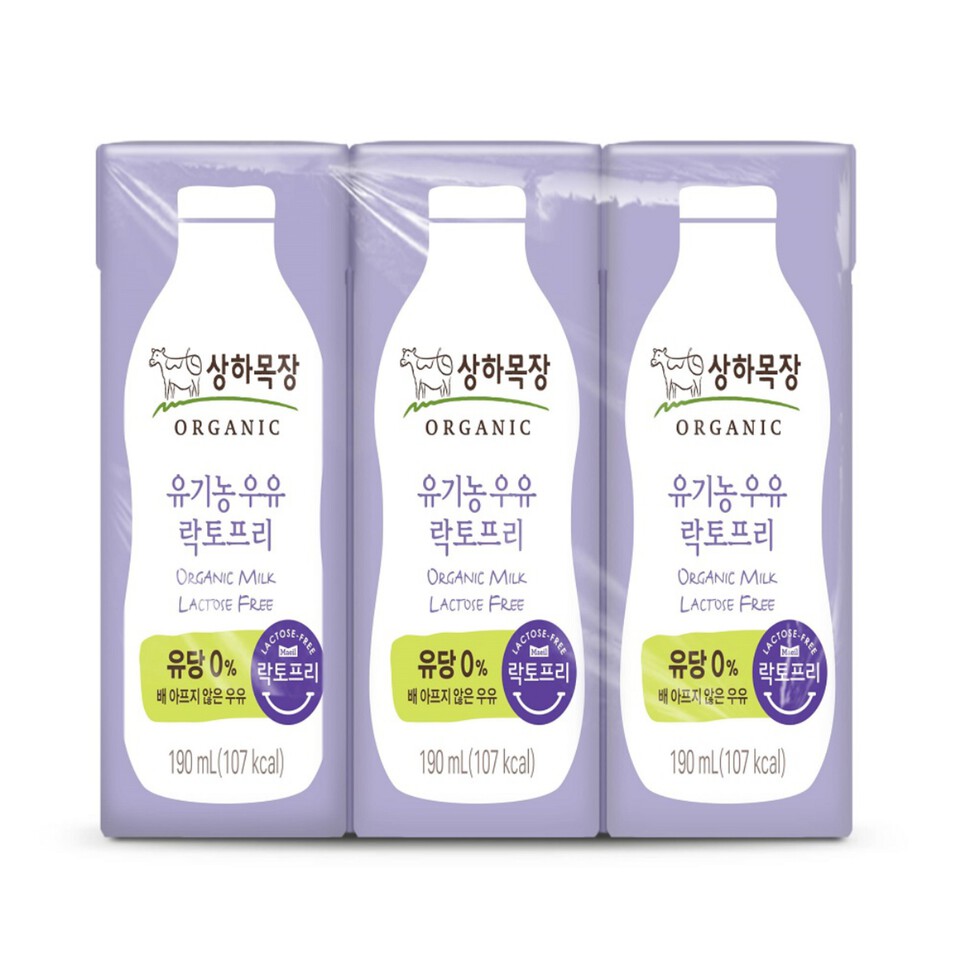 매일유업 상하목장 유기농 락토프리 멸균우유 (190ML*6입)ㅣ롯데마트 제타 최상의 신선 식품과 다양한 간편식을 롯데마트 제타에서 만나보세요