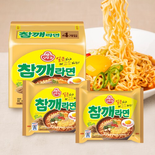 오뚜기 참깨라면 (115G*4)ㅣ롯데마트 제타 최상의 신선 식품과 다양한 간편식을 롯데마트 제타에서 만나보세요