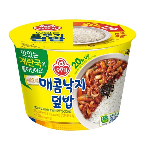 오뚜기 컵밥 매콤낙지덮밥 (280G)ㅣ롯데마트 제타 최상의 신선 식품과 다양한 간편식을 롯데마트 제타에서 만나보세요