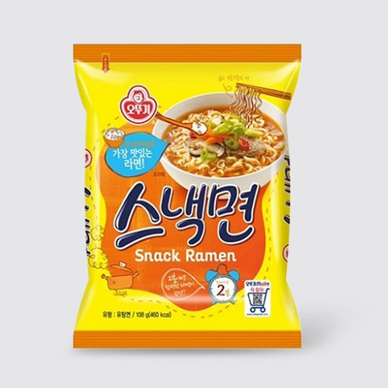 오뚜기 스낵면 (108G*5)ㅣ롯데마트 제타 최상의 신선 식품과 다양한 간편식을 롯데마트 제타에서 만나보세요