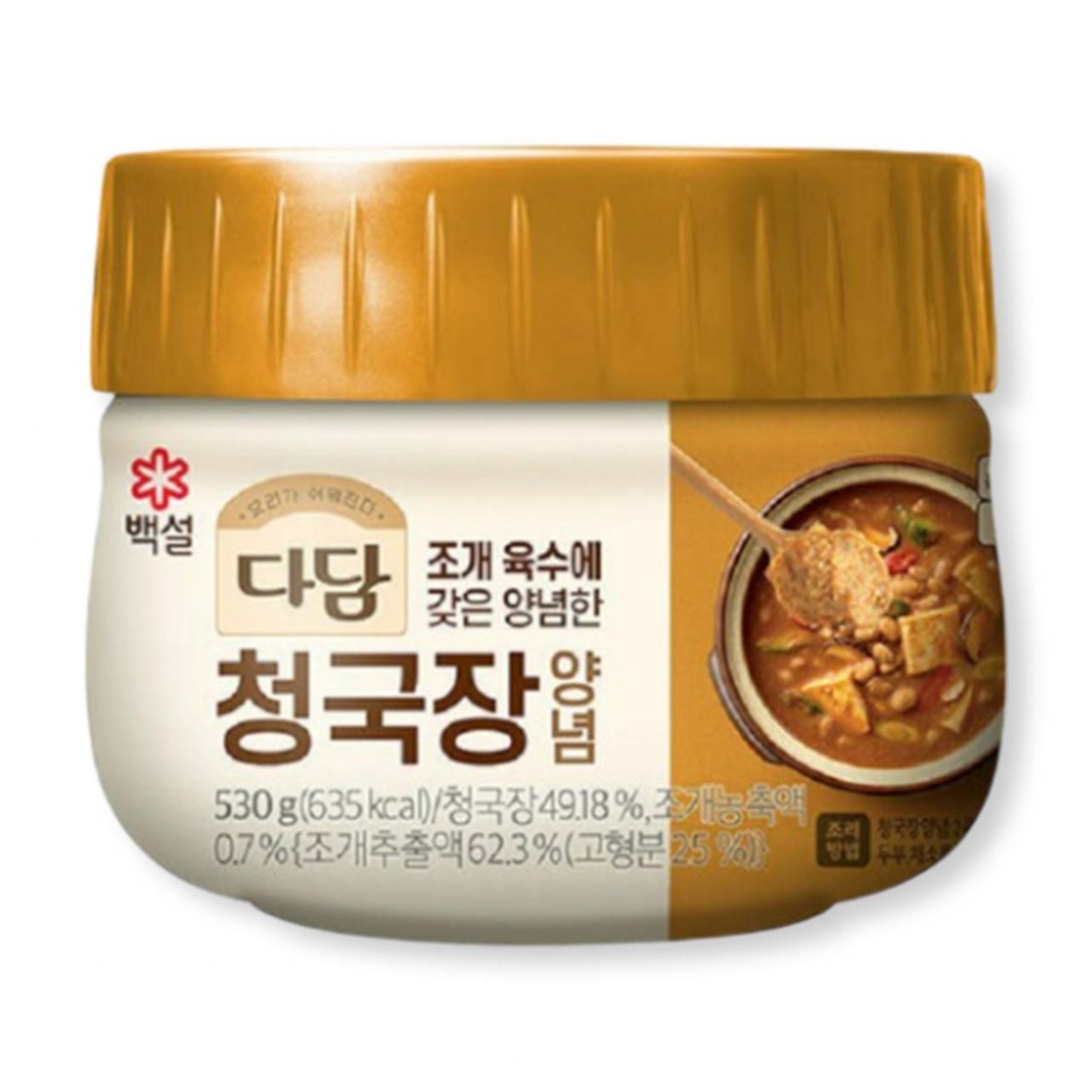 CJ 백설 다담 청국장 양념 (530G)ㅣ롯데마트 제타 최상의 신선 식품과 다양한 간편식을 롯데마트 제타에서 만나보세요