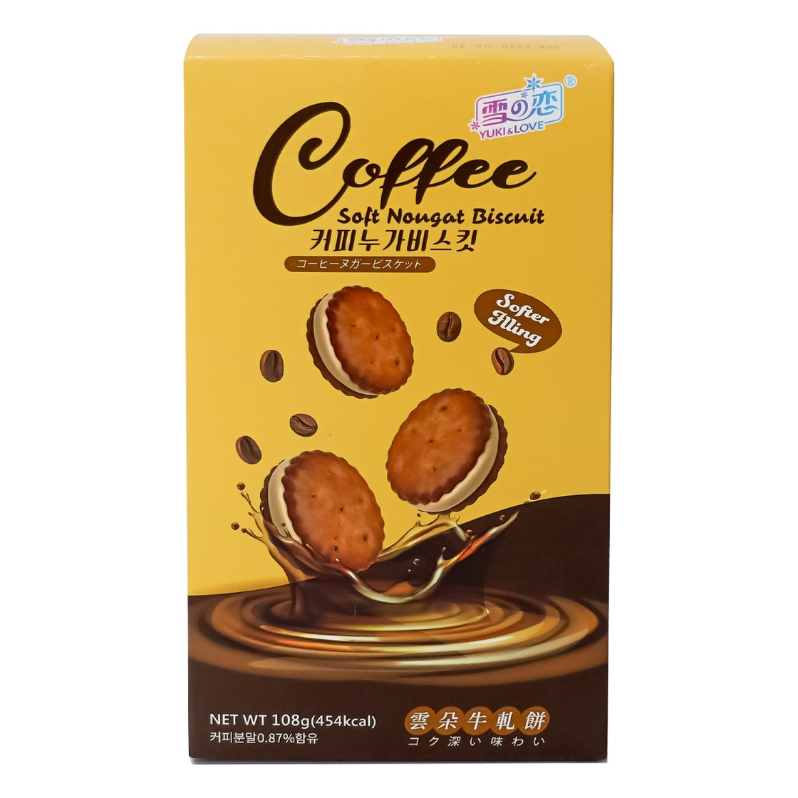 커피 누가 비스킷 (108G)ㅣ롯데마트 제타 최상의 신선 식품과 다양한 간편식을 롯데마트 제타에서 만나보세요