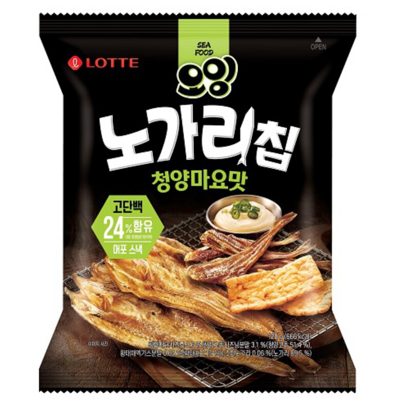 롯데 오잉 노가리칩 청양마요맛 (120G)ㅣ롯데마트 제타 최상의 신선 식품과 다양한 간편식을 롯데마트 제타에서 만나보세요