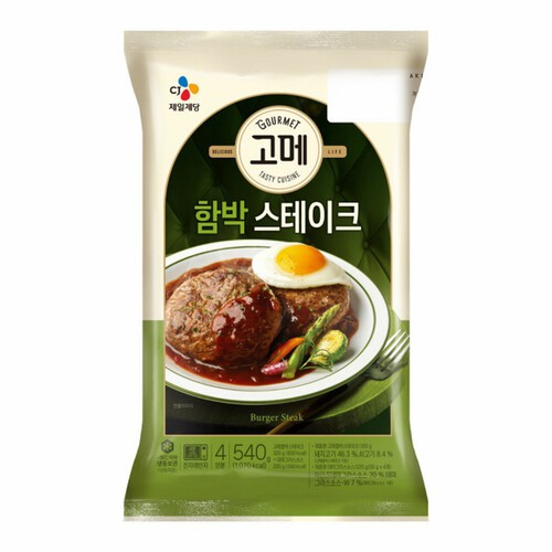 CJ 고메 함박스테이크 (540G)ㅣ롯데마트 제타 최상의 신선 식품과 다양한 간편식을 롯데마트 제타에서 만나보세요