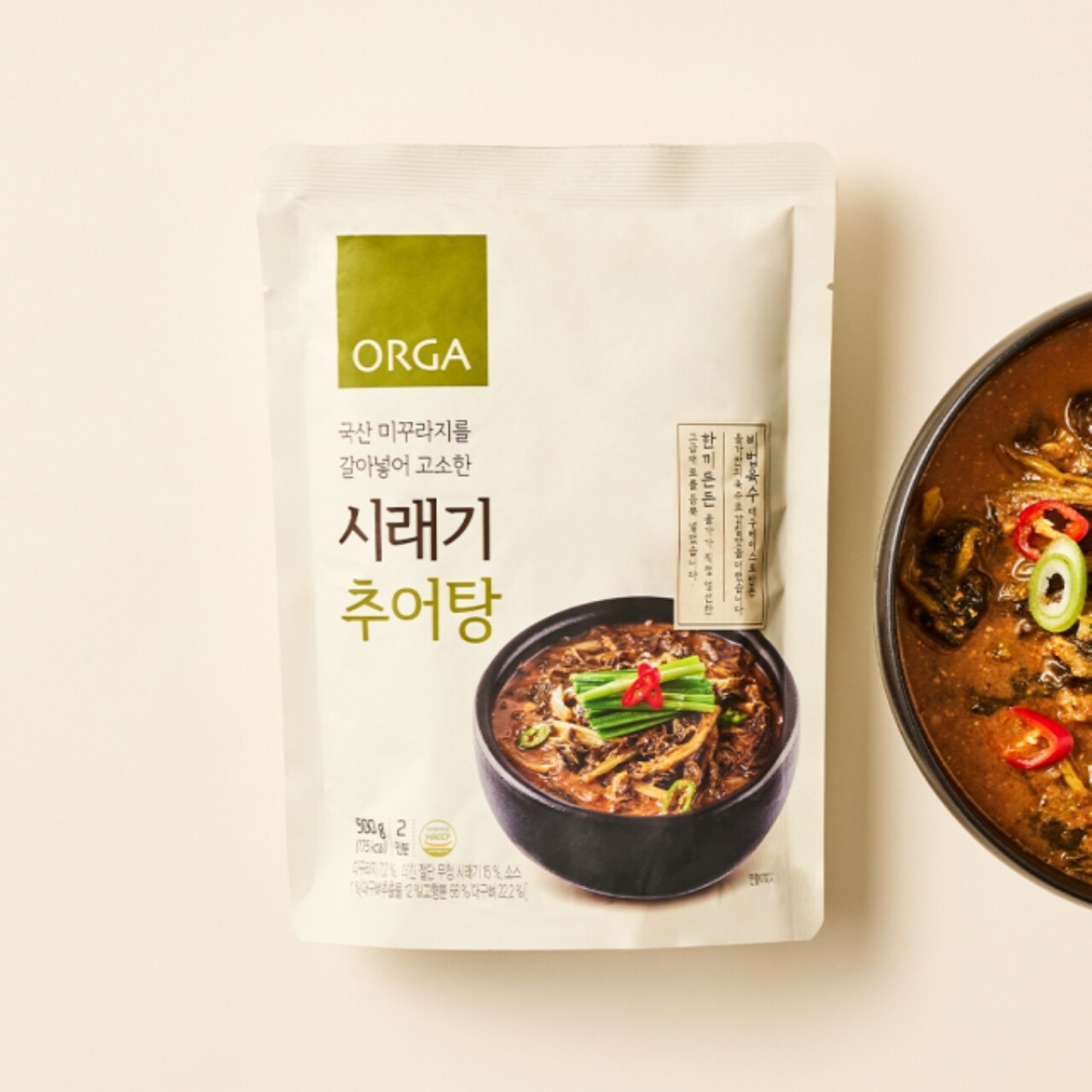 ORGA 시래기 추어탕 (500G)ㅣ롯데마트 제타 최상의 신선 식품과 다양한 간편식을 롯데마트 제타에서 만나보세요