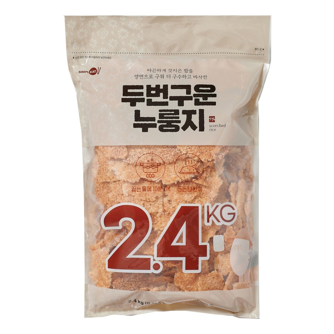 두번 구운 누룽지 (2.4KG)ㅣ롯데마트 제타 최상의 신선 식품과 다양한 간편식을 롯데마트 제타에서 만나보세요