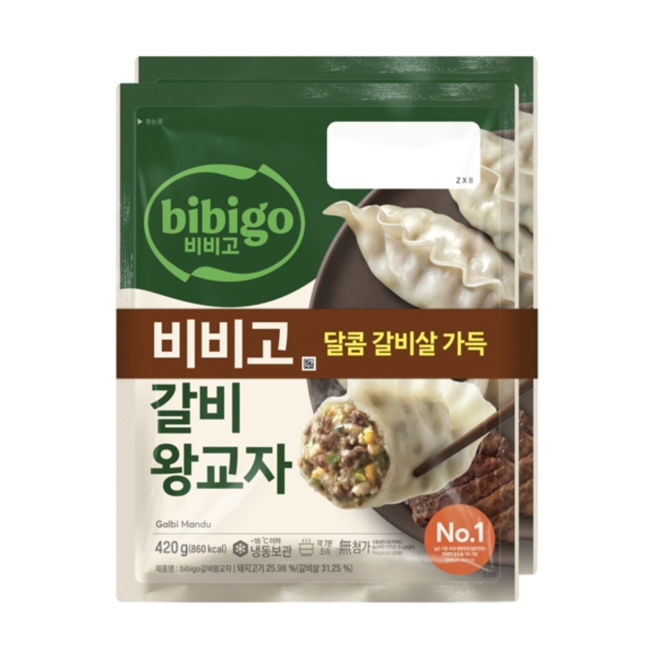CJ 비비고 갈비왕교자 (420G*2)ㅣ롯데마트 제타 최상의 신선 식품과 다양한 간편식을 롯데마트 제타에서 만나보세요