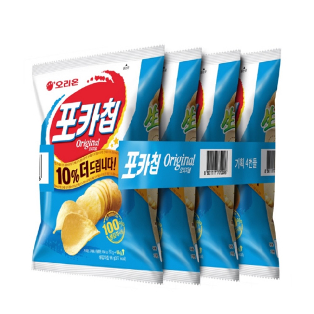 오리온 포카칩 오리지널 (38G*4입)ㅣ롯데마트 제타 최상의 신선 식품과 다양한 간편식을 롯데마트 제타에서 만나보세요