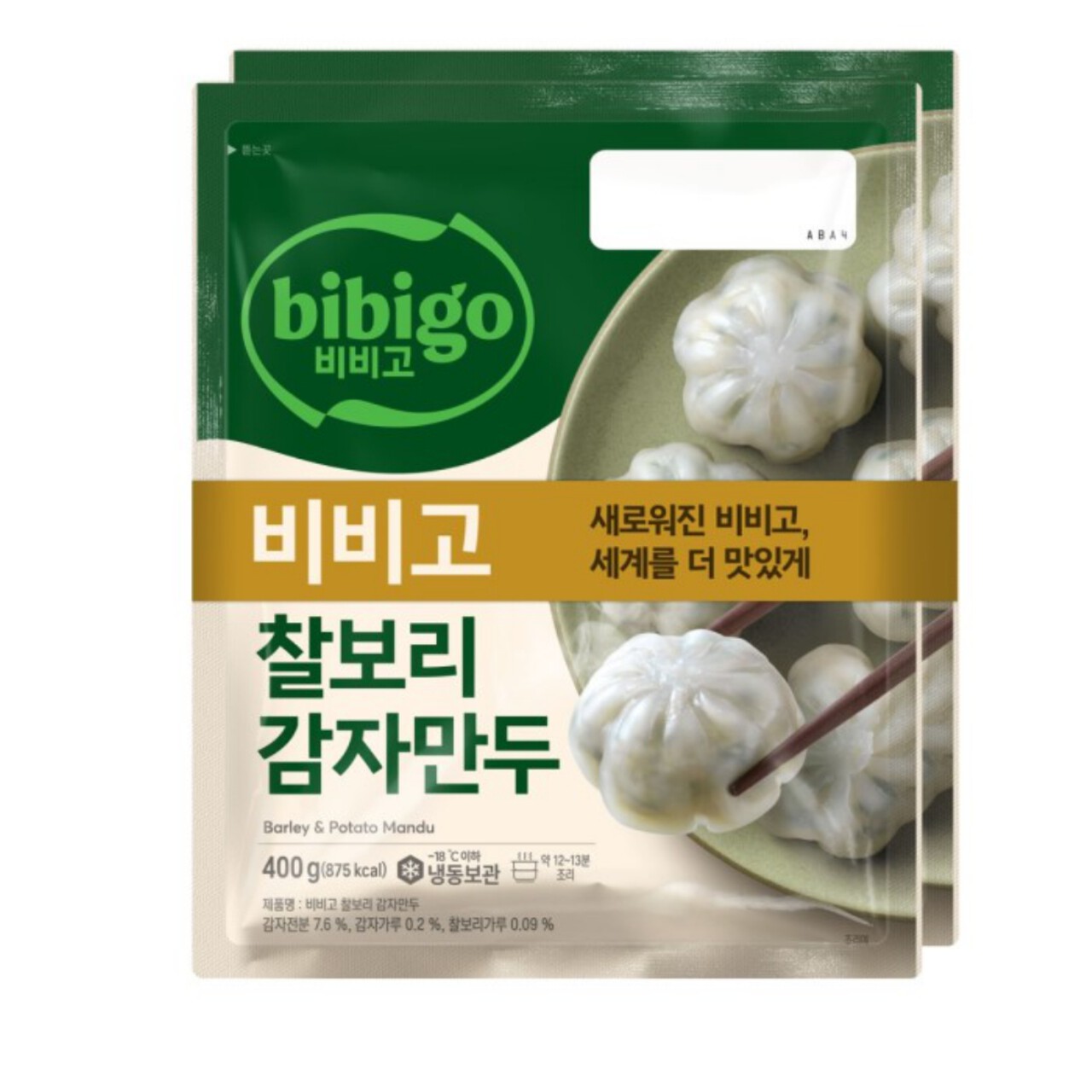 CJ 비비고 찰보리 감자만두 (400G*2입)ㅣ롯데마트 제타 최상의 신선 식품과 다양한 간편식을 롯데마트 제타에서 만나보세요