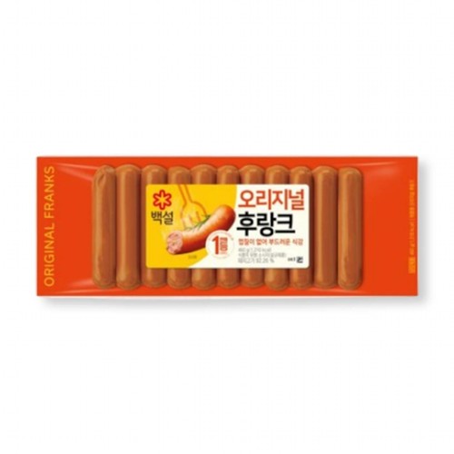 CJ 백설 오리지널 후랑크 (460G)ㅣ롯데마트 제타 최상의 신선 식품과 다양한 간편식을 롯데마트 제타에서 만나보세요