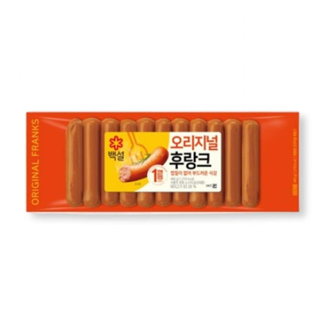 CJ 백설 오리지널 후랑크 (460G)ㅣ롯데마트 제타 최상의 신선 식품과 다양한 간편식을 롯데마트 제타에서 만나보세요