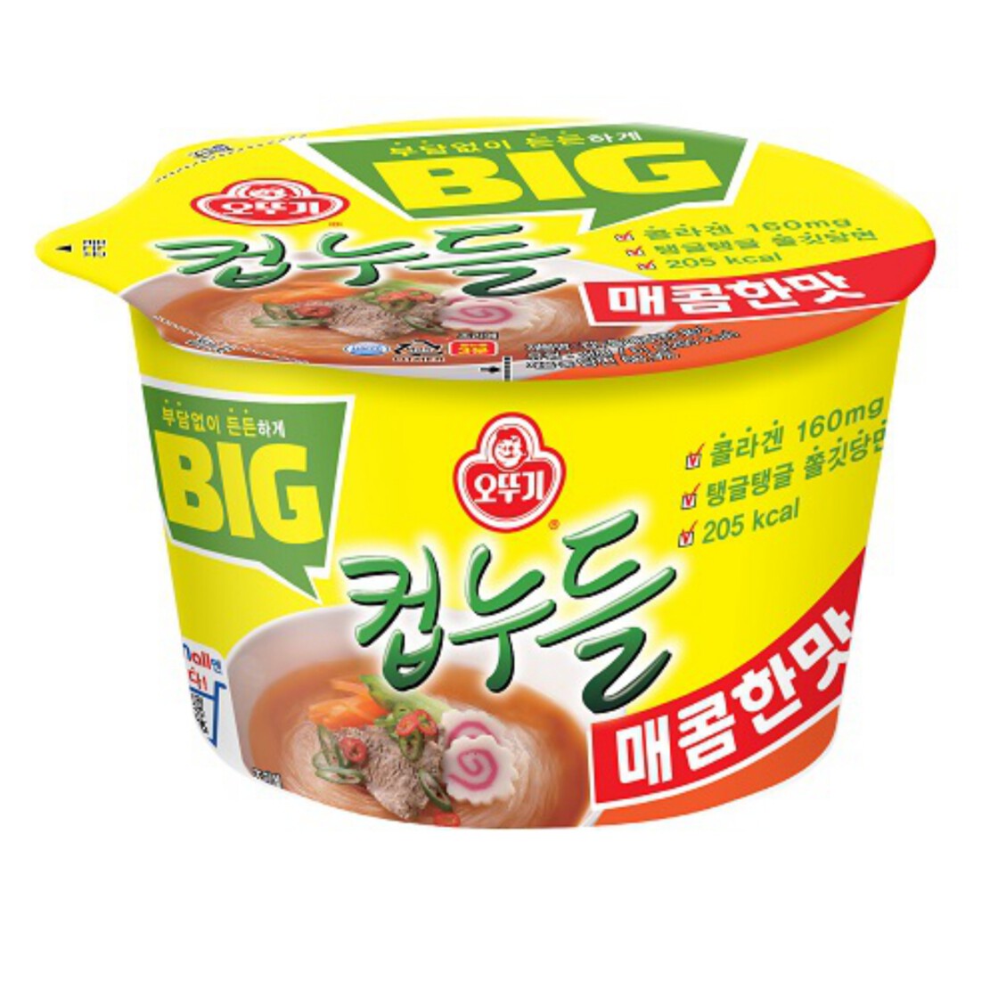 오뚜기 컵누들BIG 매콤한맛 (61G)ㅣ롯데마트 제타 최상의 신선 식품과 다양한 간편식을 롯데마트 제타에서 만나보세요