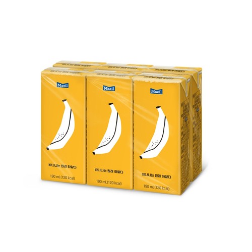 매일유업 바나나는 원래 하얗다 (190ML*6)ㅣ롯데마트 제타 최상의 신선 식품과 다양한 간편식을 롯데마트 제타에서 만나보세요