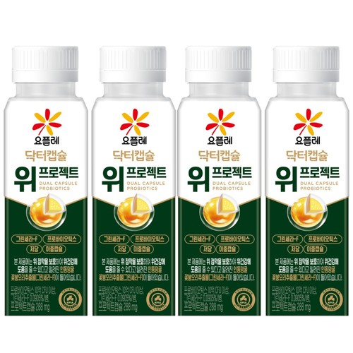 빙그레 요플레 닥터캡슐 위프로젝트 (130ML*4입)ㅣ롯데마트 제타 최상의 신선 식품과 다양한 간편식을 롯데마트 제타에서 만나보세요