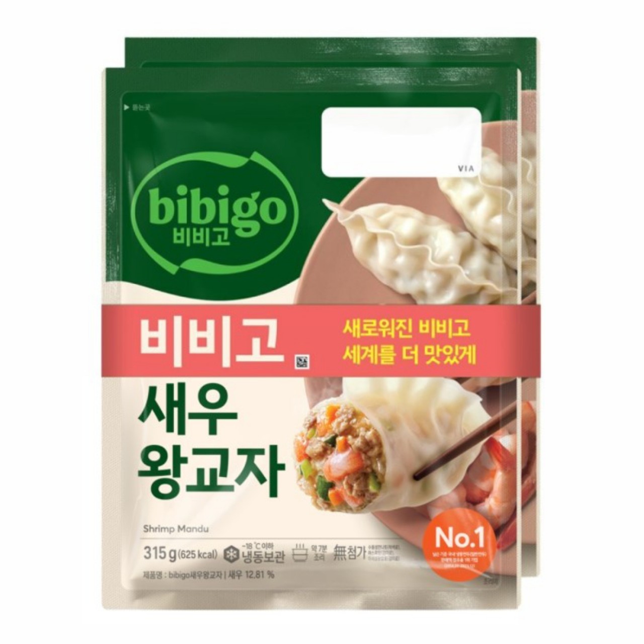 CJ 비비고 새우 왕교자 (315G*2입)ㅣ롯데마트 제타 최상의 신선 식품과 다양한 간편식을 롯데마트 제타에서 만나보세요