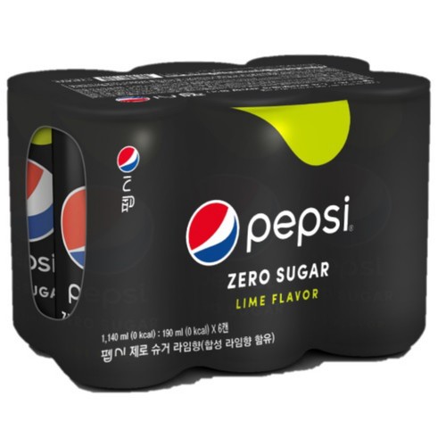 펩시제로라임 (190ML*6입)ㅣ롯데마트 제타 최상의 신선 식품과 다양한 간편식을 롯데마트 제타에서 만나보세요
