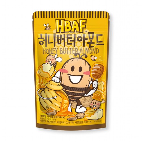 HBAF 허니버터 아몬드 (190G)ㅣ롯데마트 제타 최상의 신선 식품과 다양한 간편식을 롯데마트 제타에서 만나보세요