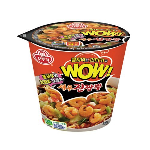 오뚜기 WOW 새우진짬뽕 컵 80G (80G)ㅣ롯데마트 제타 최상의 신선 식품과 다양한 간편식을 롯데마트 제타에서 만나보세요