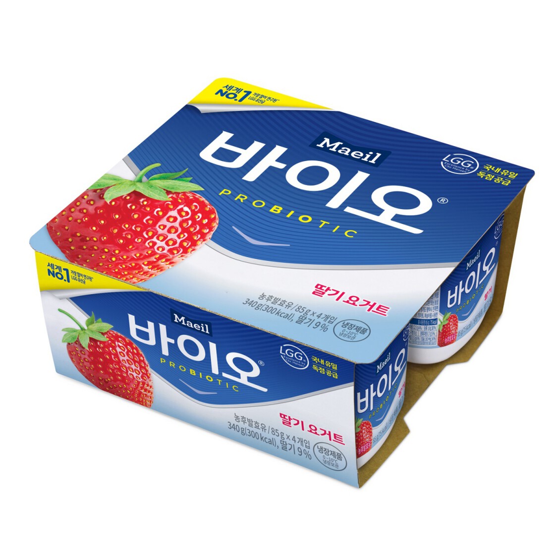 매일 바이오 요거트 딸기 (85G*4입)ㅣ롯데마트 제타 최상의 신선 식품과 다양한 간편식을 롯데마트 제타에서 만나보세요