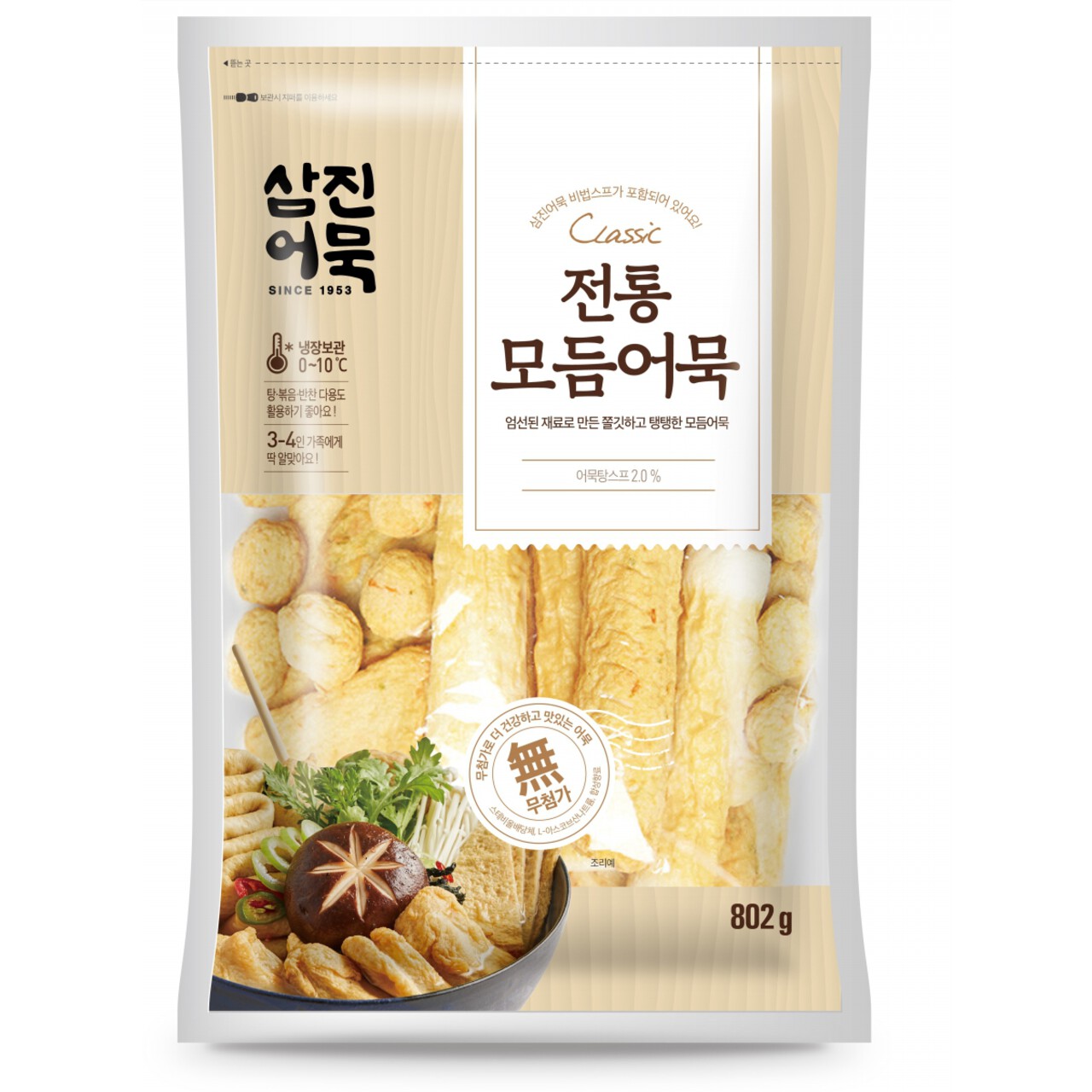 삼진어묵 전통 모듬어묵 (802G)ㅣ롯데마트 제타 최상의 신선 식품과 다양한 간편식을 롯데마트 제타에서 만나보세요