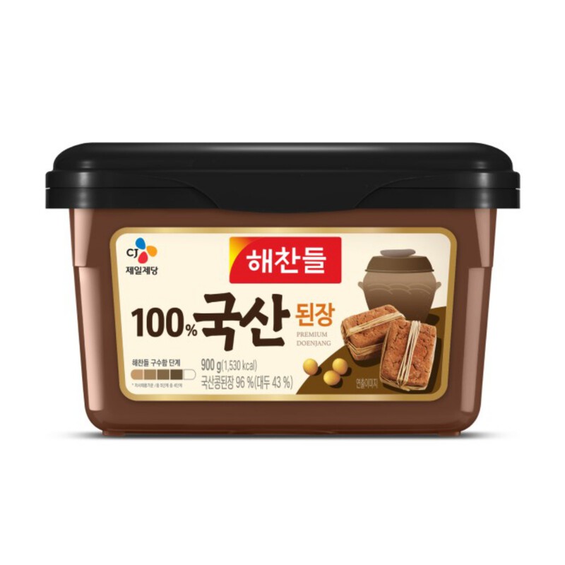 CJ 해찬들 100% 국산된장 (900G)ㅣ롯데마트 제타 최상의 신선 식품과 다양한 간편식을 롯데마트 제타에서 만나보세요