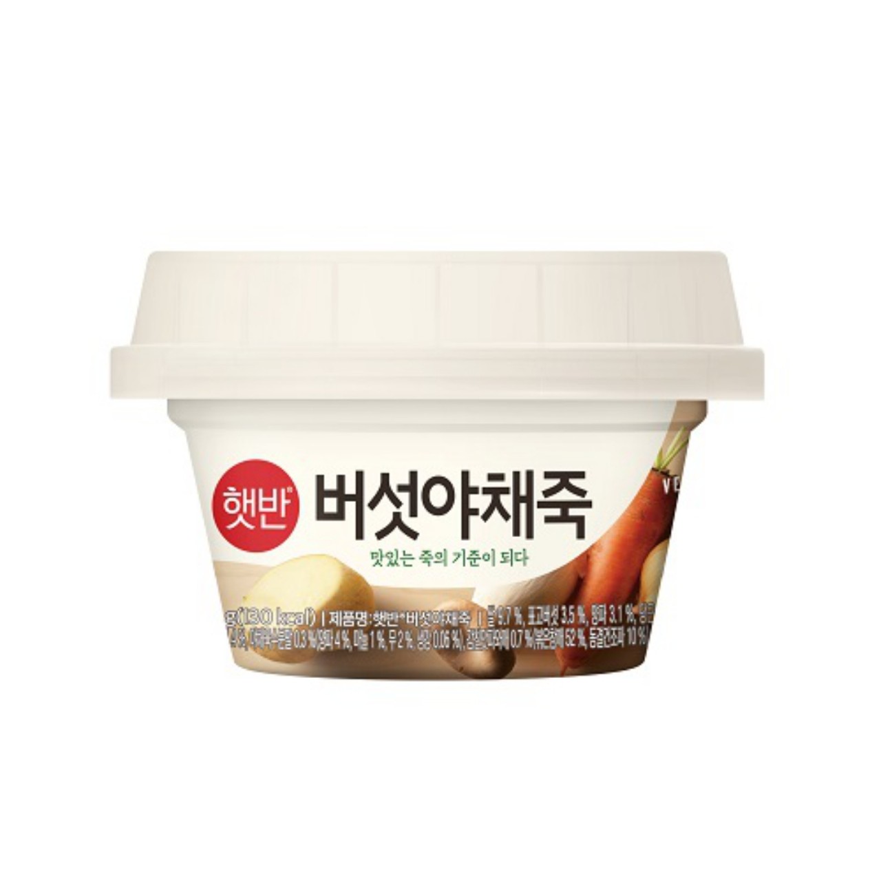 CJ 햇반 버섯야채죽 (268G)ㅣ롯데마트 제타 최상의 신선 식품과 다양한 간편식을 롯데마트 제타에서 만나보세요