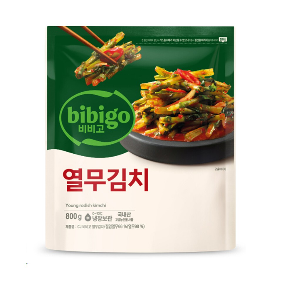 CJ 비비고 열무김치 (800G)ㅣ롯데마트 제타 최상의 신선 식품과 다양한 간편식을 롯데마트 제타에서 만나보세요