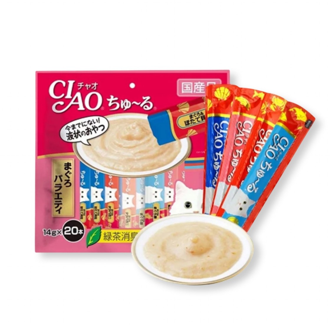 이나바 챠오츄르 참치 버라이어티 20P (14G*20P)ㅣ롯데마트 제타 최상의 신선 식품과 다양한 간편식을 롯데마트 제타에서 만나보세요