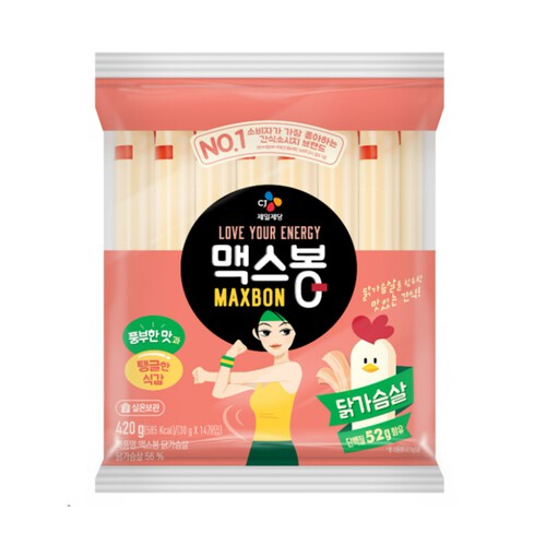 CJ 맥스봉 닭가슴살 (420G)ㅣ롯데마트 제타 최상의 신선 식품과 다양한 간편식을 롯데마트 제타에서 만나보세요