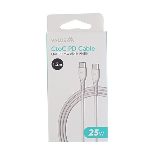 CtoC PD 25W 케이블 (1.2M)ㅣ롯데마트 제타 최상의 신선 식품과 다양한 간편식을 롯데마트 제타에서 만나보세요
