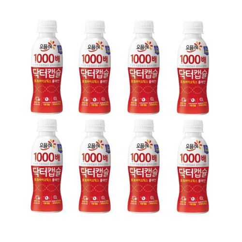 빙그레 요플레 1000배 닥터캡슐 플레인 (130ML*8입)ㅣ롯데마트 제타 최상의 신선 식품과 다양한 간편식을 롯데마트 제타에서 만나보세요