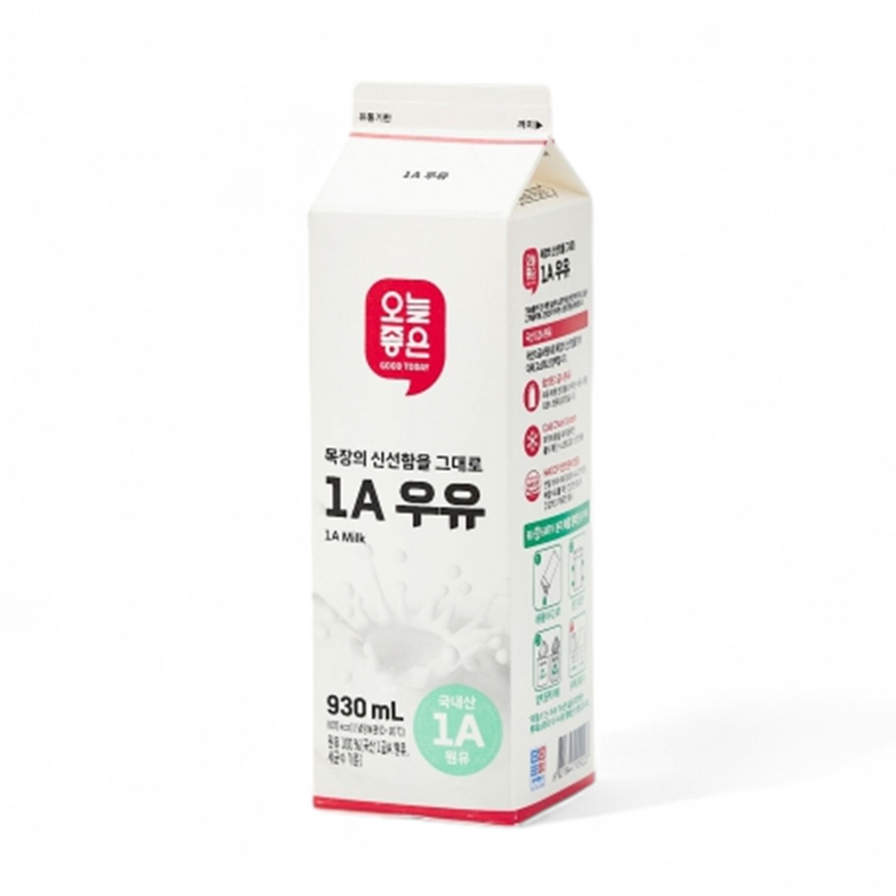 오늘좋은 1A 우유 (930ML)ㅣ롯데마트 제타 최상의 신선 식품과 다양한 간편식을 롯데마트 제타에서 만나보세요