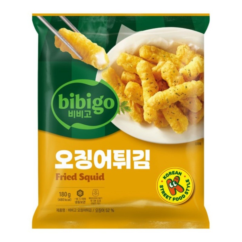 CJ 비비고 오징어튀김 (180G)ㅣ롯데마트 제타 최상의 신선 식품과 다양한 간편식을 롯데마트 제타에서 만나보세요