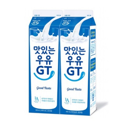 남양유업 맛있는 우유 GT (900ML*2입)ㅣ롯데마트 제타 최상의 신선 식품과 다양한 간편식을 롯데마트 제타에서 만나보세요