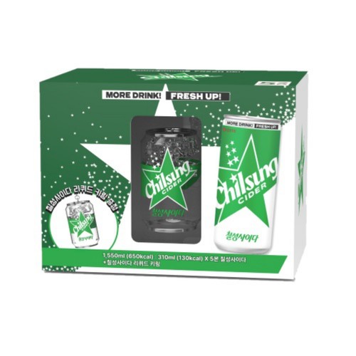 칠성사이다 키링 패키지 (310ML*5입)ㅣ롯데마트 제타 최상의 신선 식품과 다양한 간편식을 롯데마트 제타에서 만나보세요