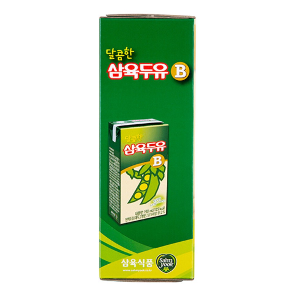 달콤한 삼육 두유 B (190ML*16입)ㅣ롯데마트 제타 최상의 신선 식품과 다양한 간편식을 롯데마트 제타에서 만나보세요
