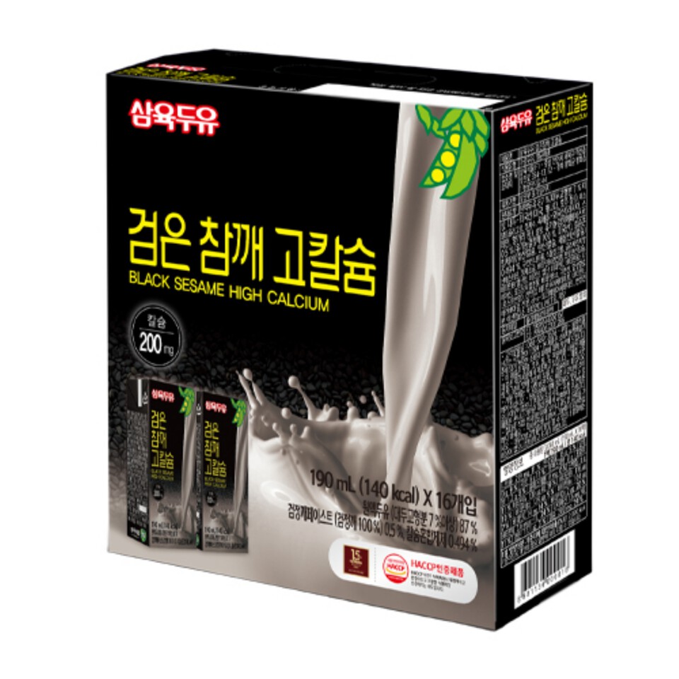 삼육 검은참깨 고칼슘 두유 (190ML*16입)ㅣ롯데마트 제타 최상의 신선 식품과 다양한 간편식을 롯데마트 제타에서 만나보세요
